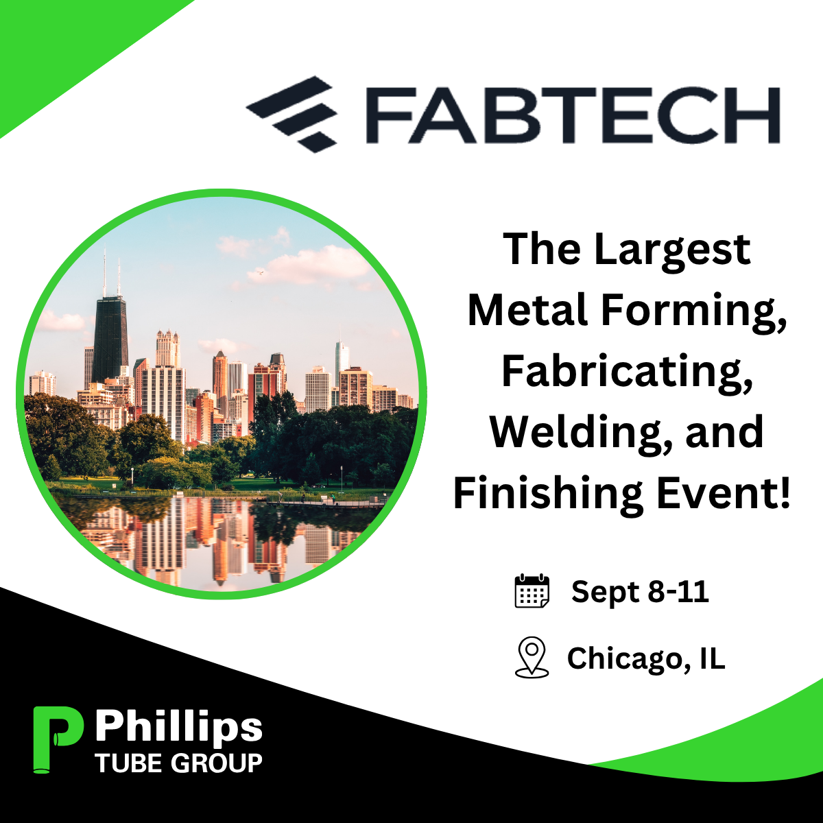 Phillips Tube Group to Attend FABTECH 2025 in Chicago - Phillips Tube Group